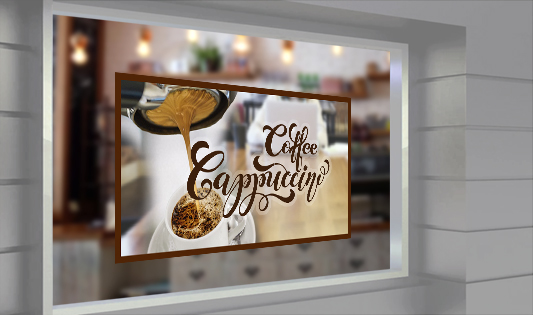 Custom Static Opaque Window Clings, Static Cling Signs - Circleone