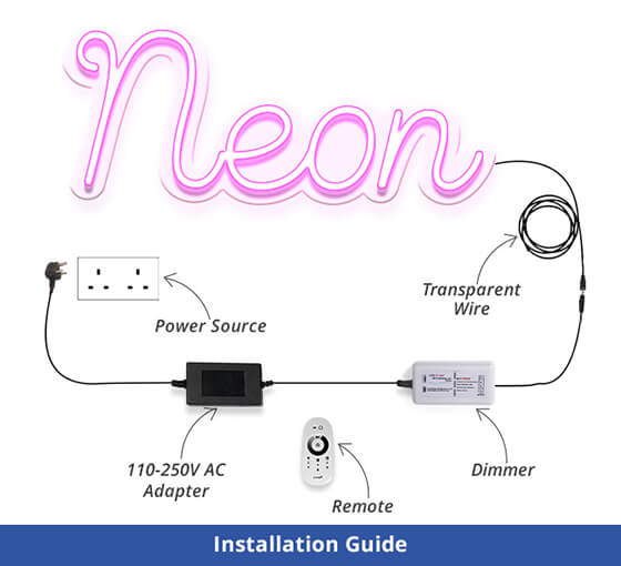 Emergency Call Neon Sign