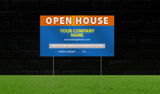 Custom Reflective Yard Signs, Reflective Lawn Signs - Circleone