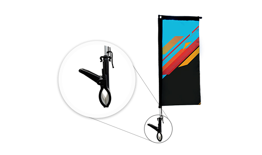 Personalized Clip Flags, Small Custom Printed Flags for Advertising Online