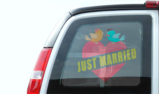 Shop Clear Die-Cut Car Decals and Stickers | Circle One