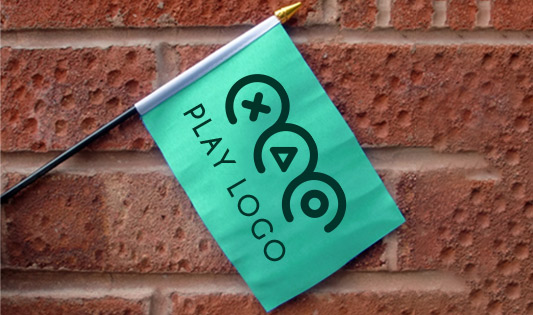 Custom Printed Hand Flags, Promotional Hand Waving Flags Online India